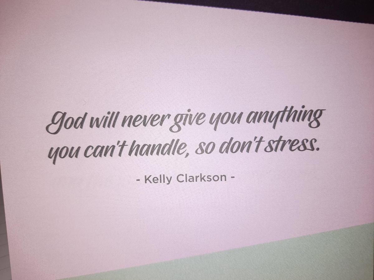 Don’t stress – The Distinct Dot