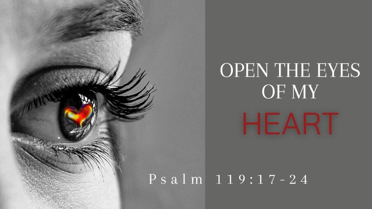 Open my eyes – The Distinct Dot