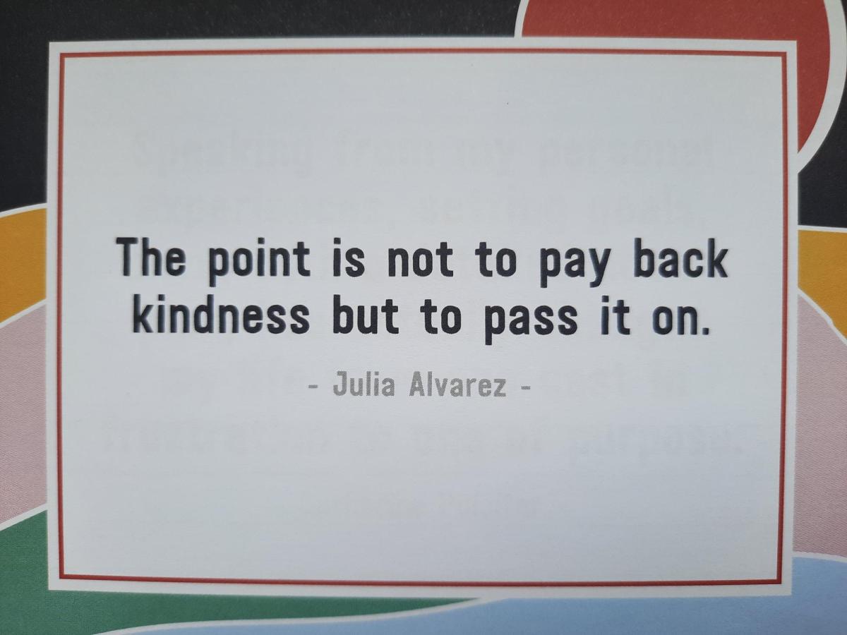 Pass it on – The Distinct Dot