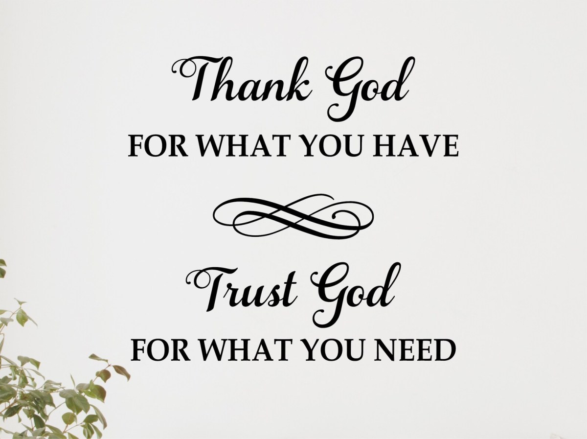 Thank God – The Distinct Dot