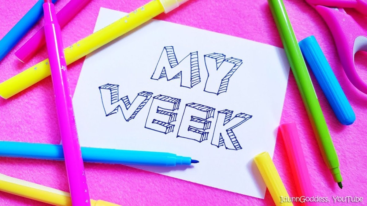 Typical week – The Distinct Dot